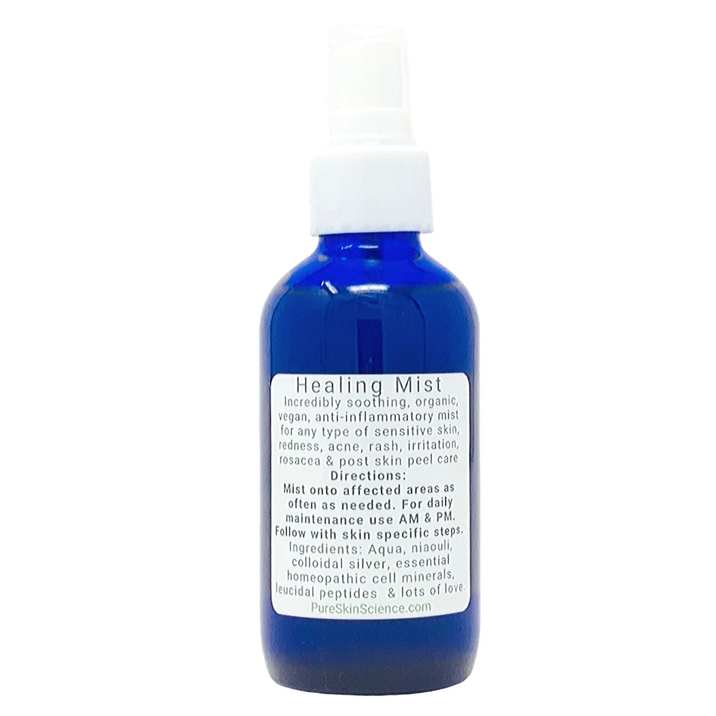 Colloidal Silver Healing Mist | Natural Skin Care Lines - Pure Skin Science